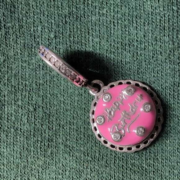Pandora | Jewelry | Pandora Retired Pink Happy Birthday Cake 925 ...